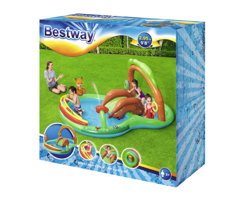 Bestway Kids Pool 295x199x130cm Inflatable Above Ground Swimming Play ...
