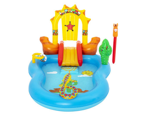 Bestway Kids Pool 264x188x140cm Inflatable Above Ground Swimming Play ...